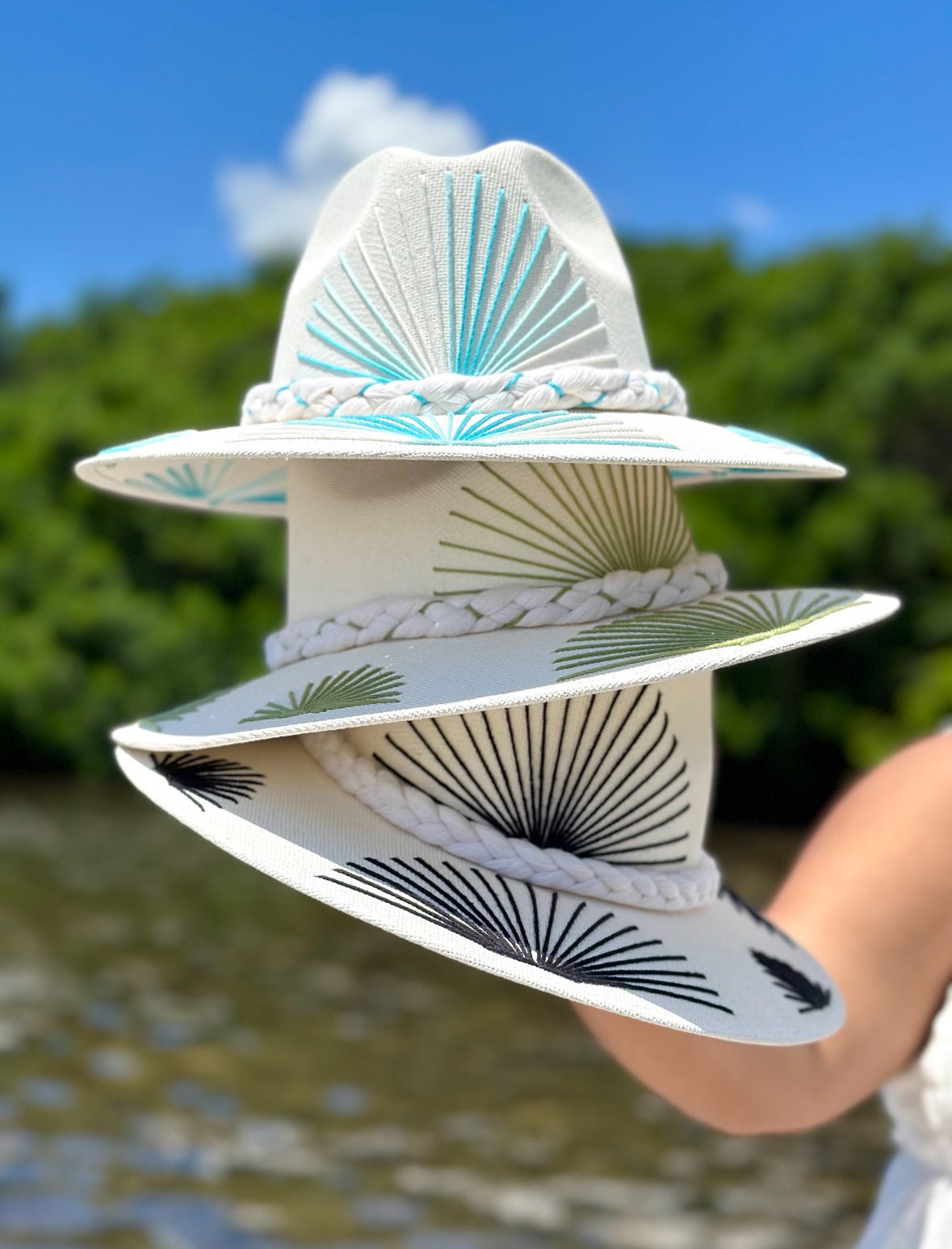 Unique hand painted & artisan sewn hats that are perfect for the beach ...